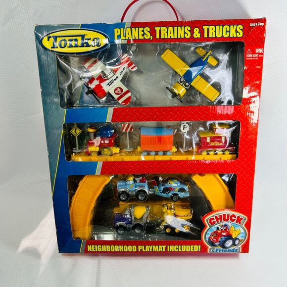 Tonka | Toys | New Tonka Chuck Friends Chucks Planes Trains And Cars ...